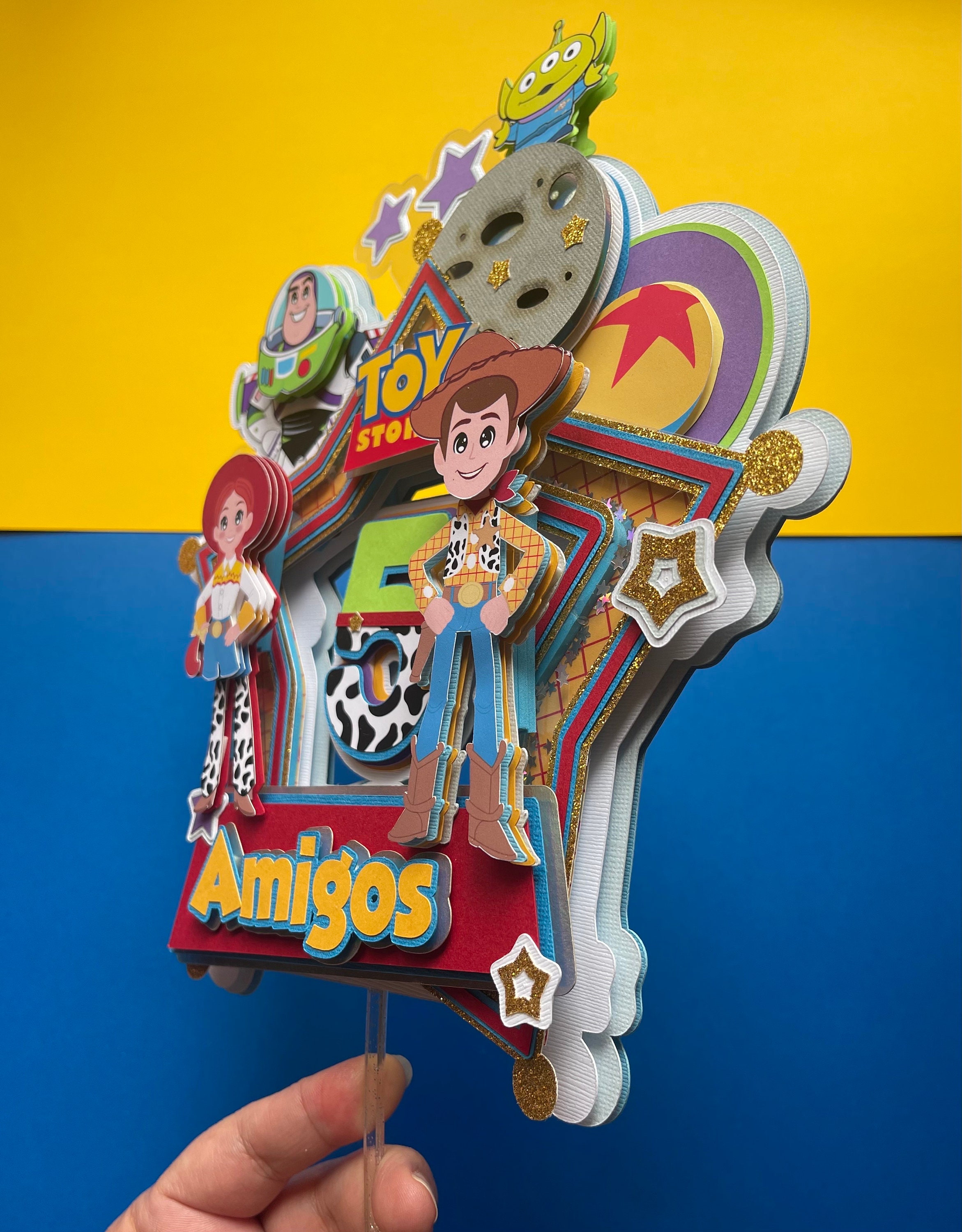 Personalized Toy Story Cake Topper, Birthday Topper, Toy Story Topper ...