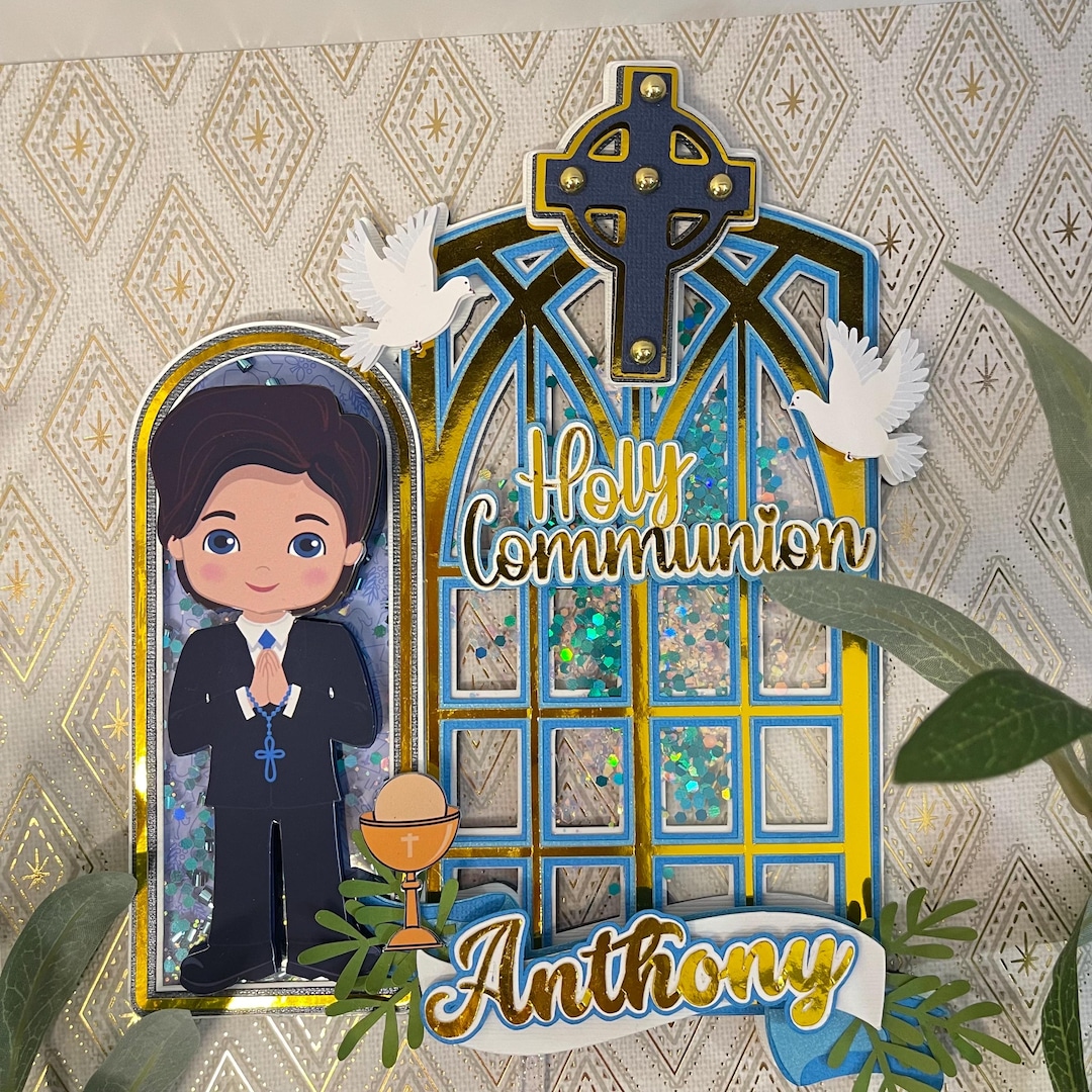My First Communion Cake Topper, Baptism/communion Cake Topper ...