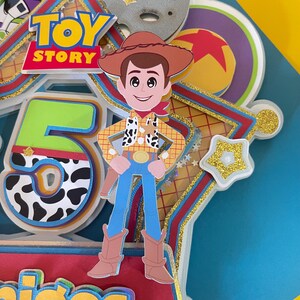 Personalized Toy Story Cake Topper, Birthday Topper, Toy Story Topper ...