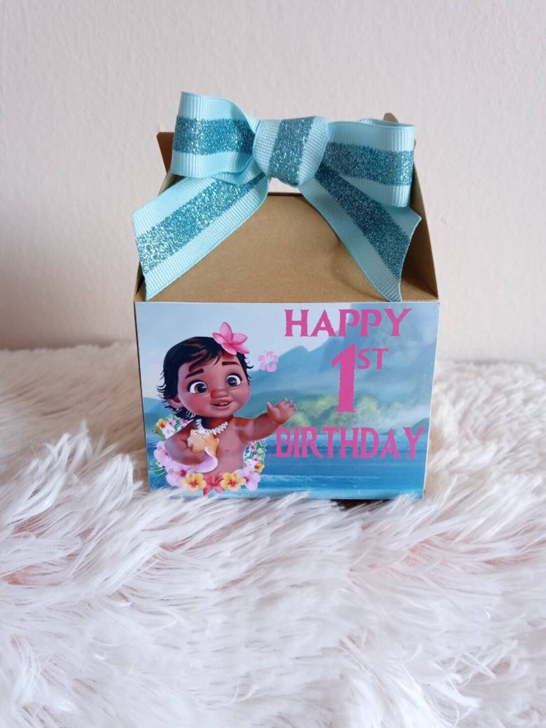 Baby Moana Treat Boxes Baby Moana Theme Party Moana Favor - Etsy