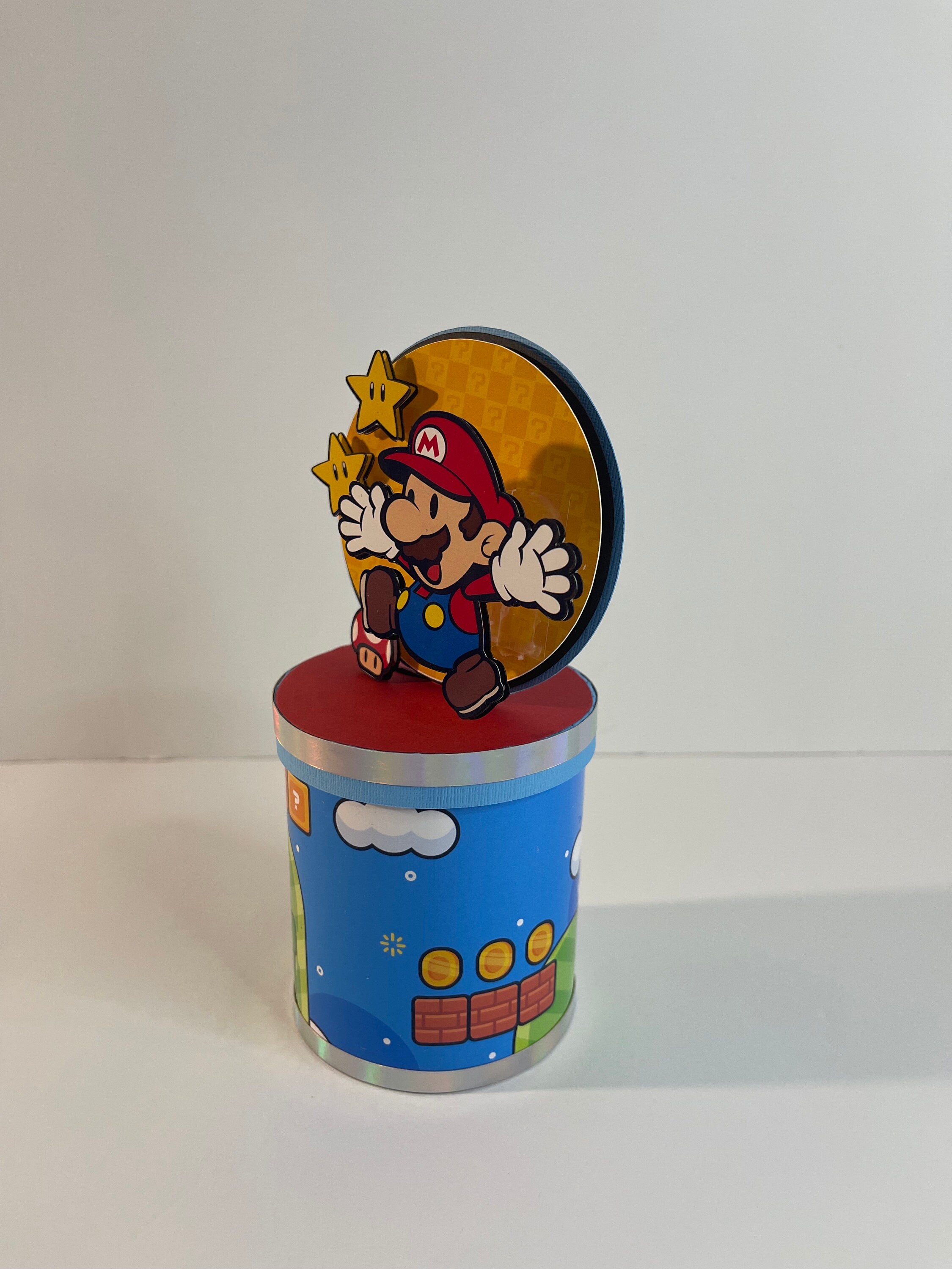 Super Mario Chip Cans Mario Personalized Chip in a Can Mario - Etsy