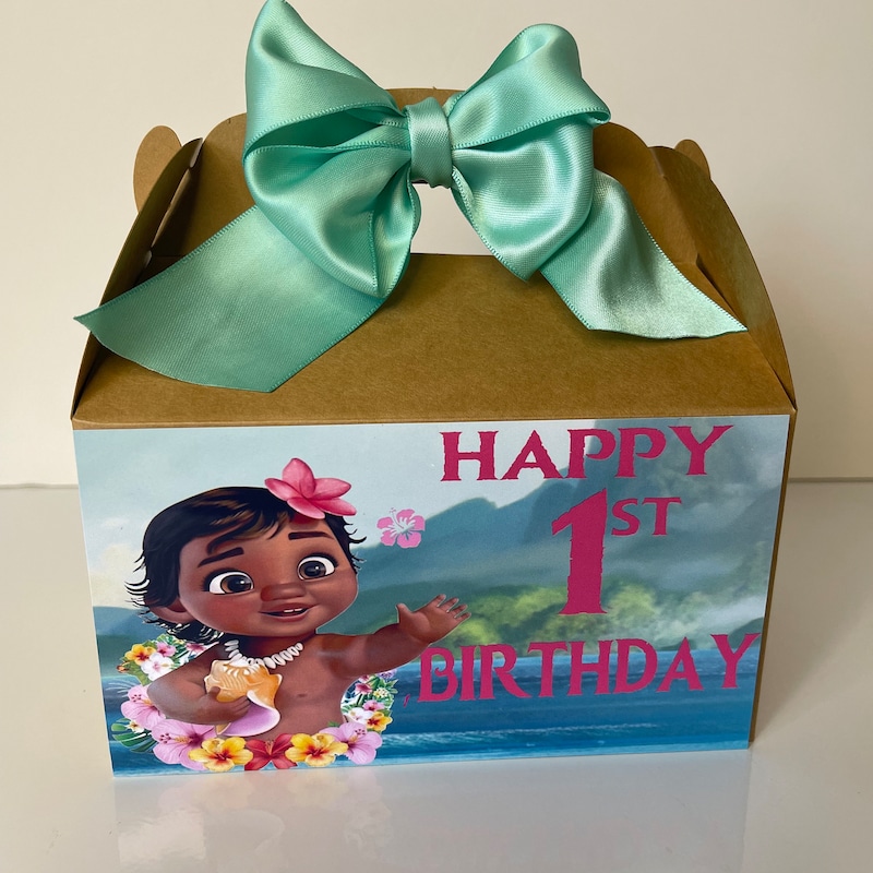 Moana Favor Boxes - Etsy