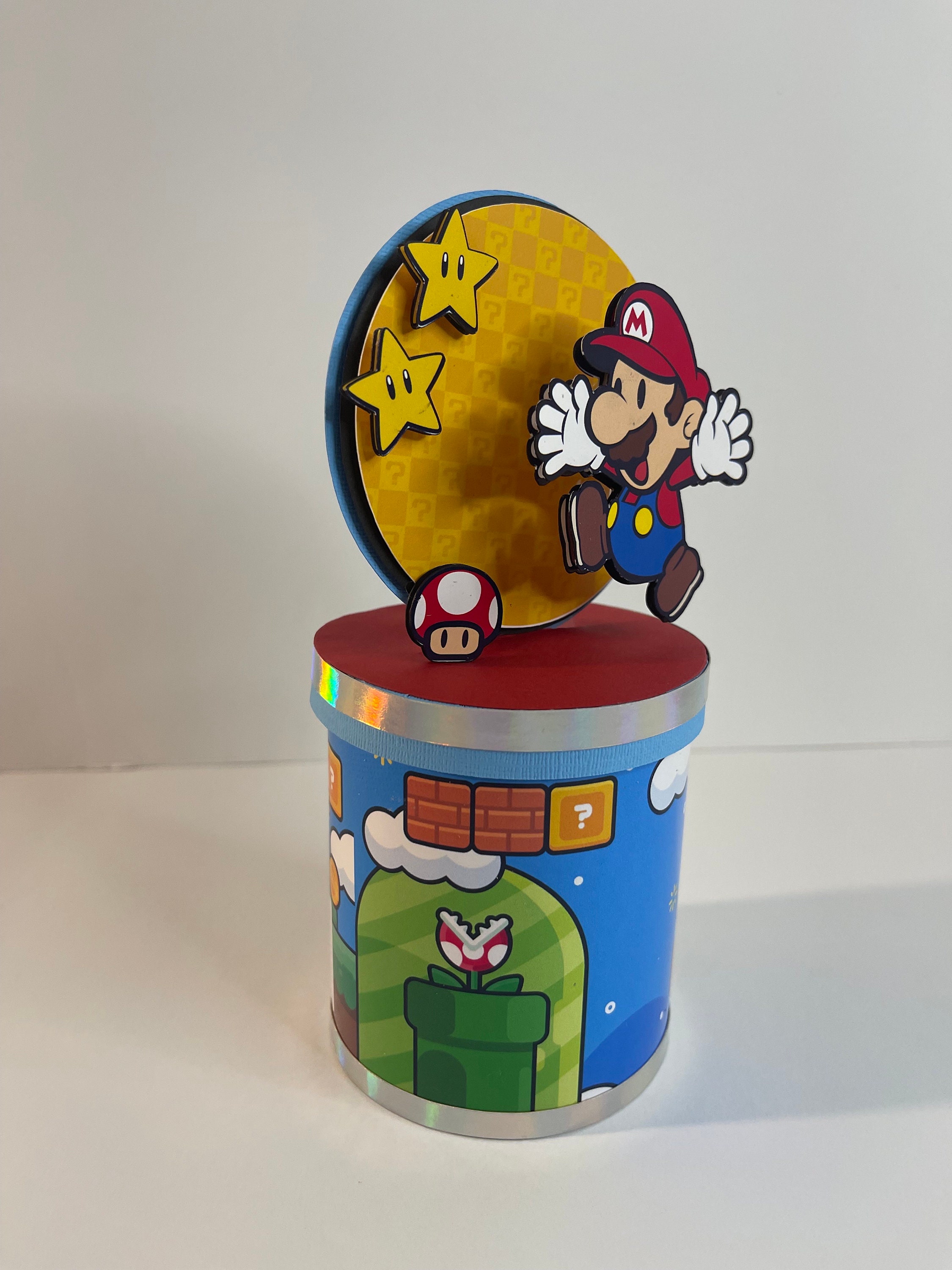 Super Mario Chip Cans Mario Personalized Chip in a Can Mario - Etsy