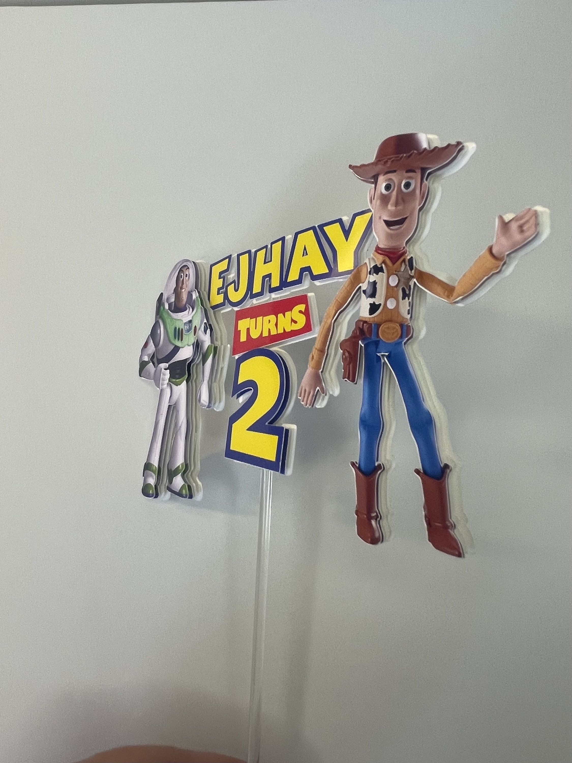 Personalized Toy Story Cake Topper, Birthday Topper, Toy Story Topper ...