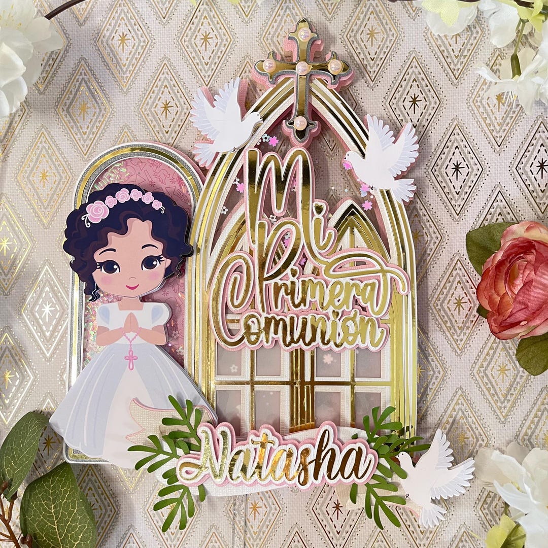 Handmade First Communion Cake Topper: Religious Party Decoration - Etsy