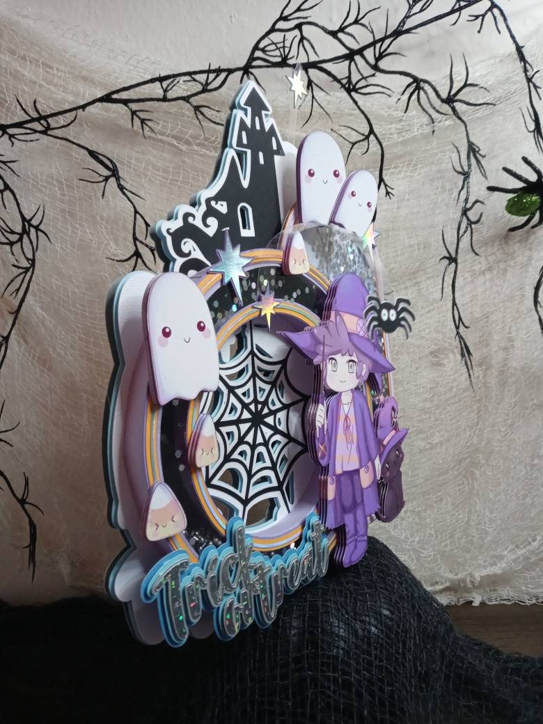 Spooky Cake Topper Witch Boy Cake Topper Spooky Shaker Cake - Etsy