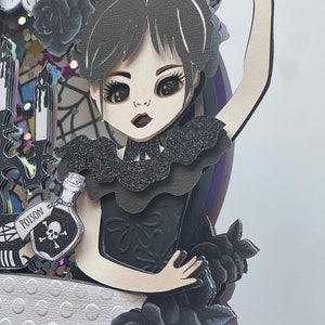 Wednesday Adams Personalized Cake Topper, Wednesday Cake Topper ...