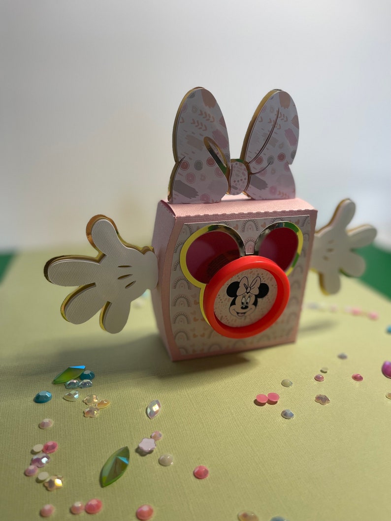 Minnie Mouse Play-doh Favor Box, Interactive Box, Play-doh Party Favor ...