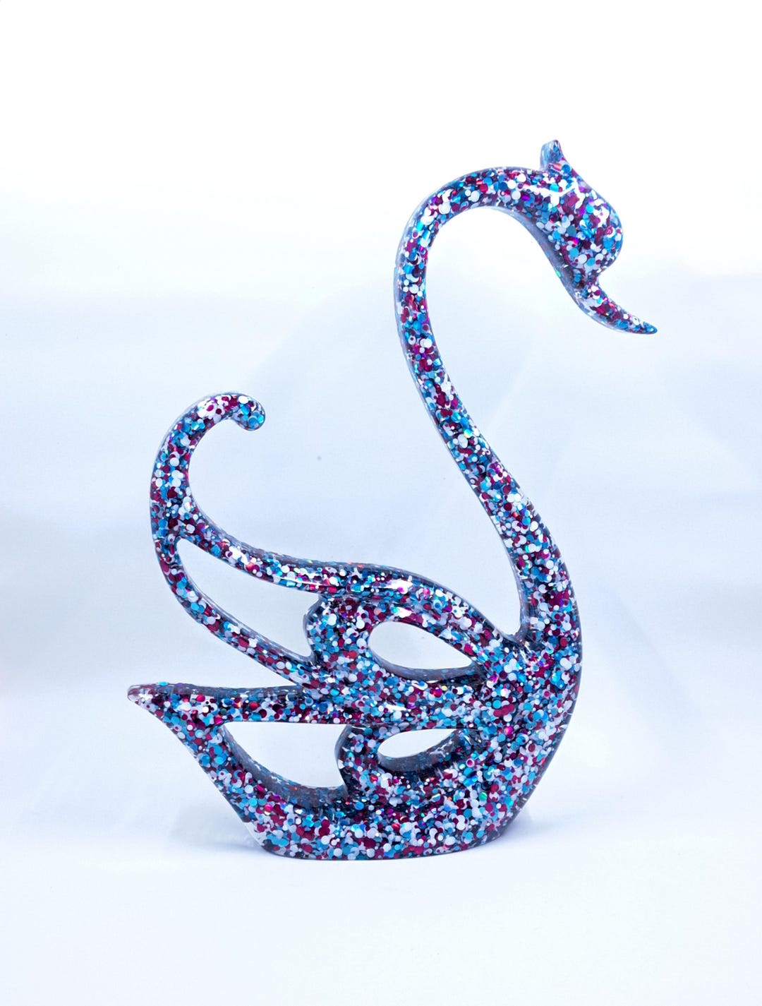 Large Swan (chunky Glitter) - Etsy