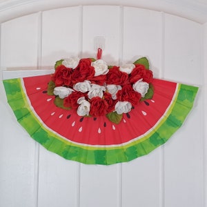 Watermelon Fan Floral #1 - Etsy