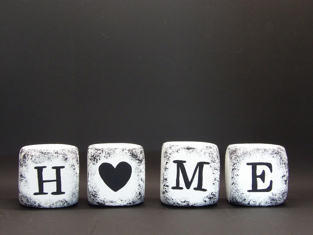 Small Home Blocks (heart) - Etsy