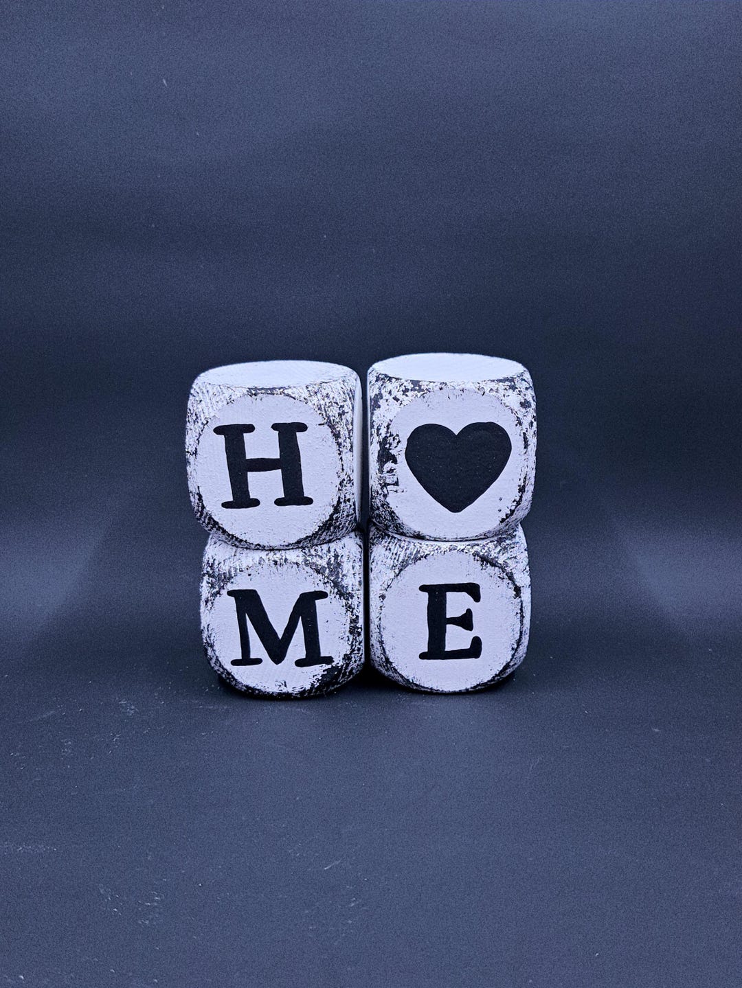 Mini Wooden Home Blocks (heart) - Etsy