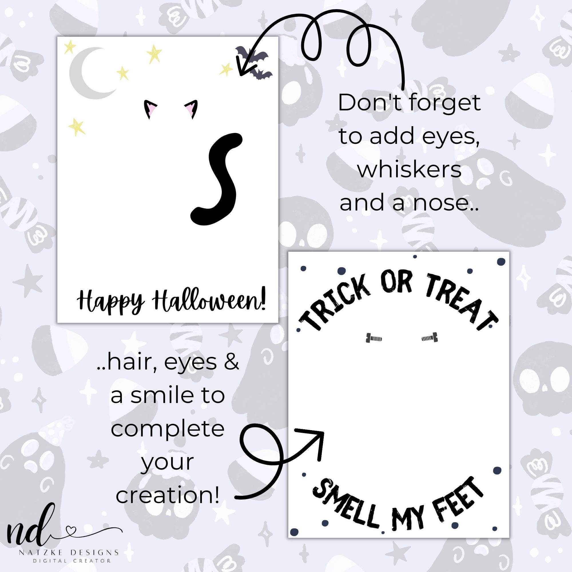 Halloween Handprint Craft Bundle Handprint Fall Activity Fall Craft ...
