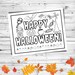 3 Halloween Coloring Pages Halloween Printable Halloween Kids Activity ...