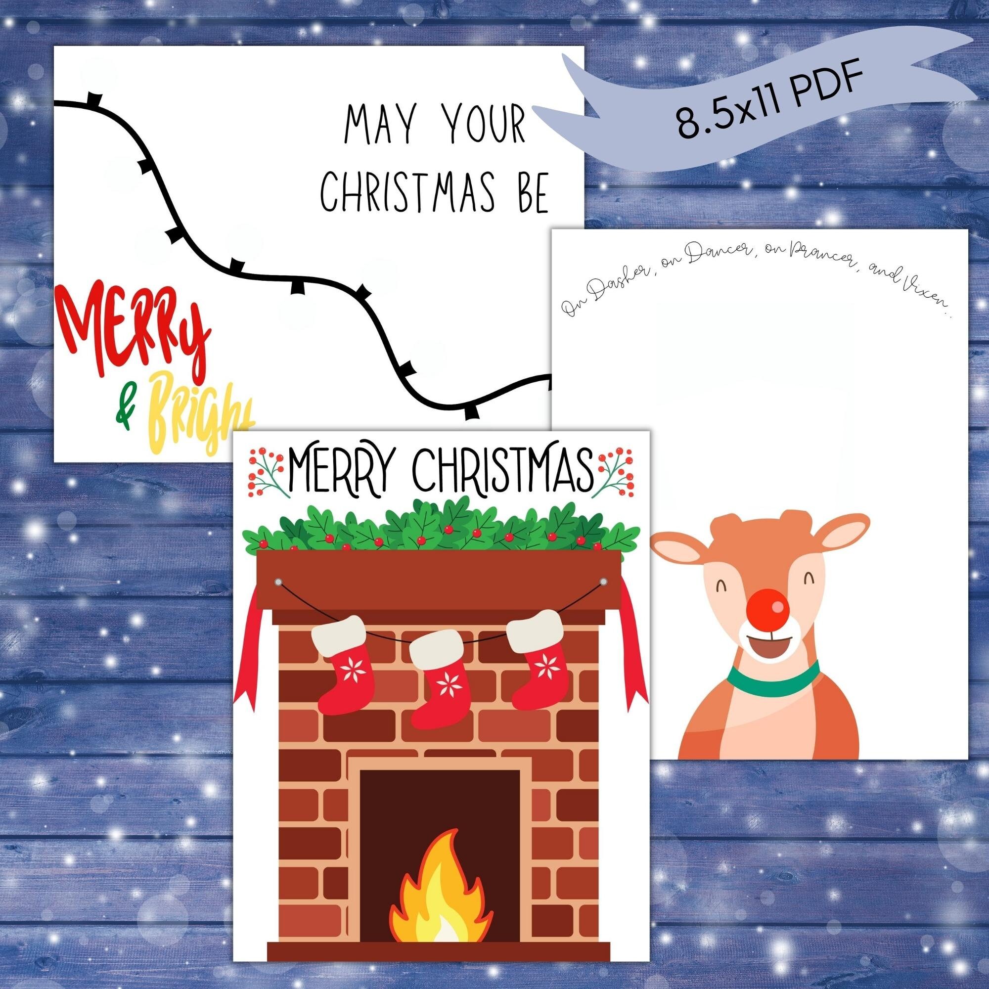 Christmas Handprint Craft Bundle Handprint Christmas Activity Winter ...