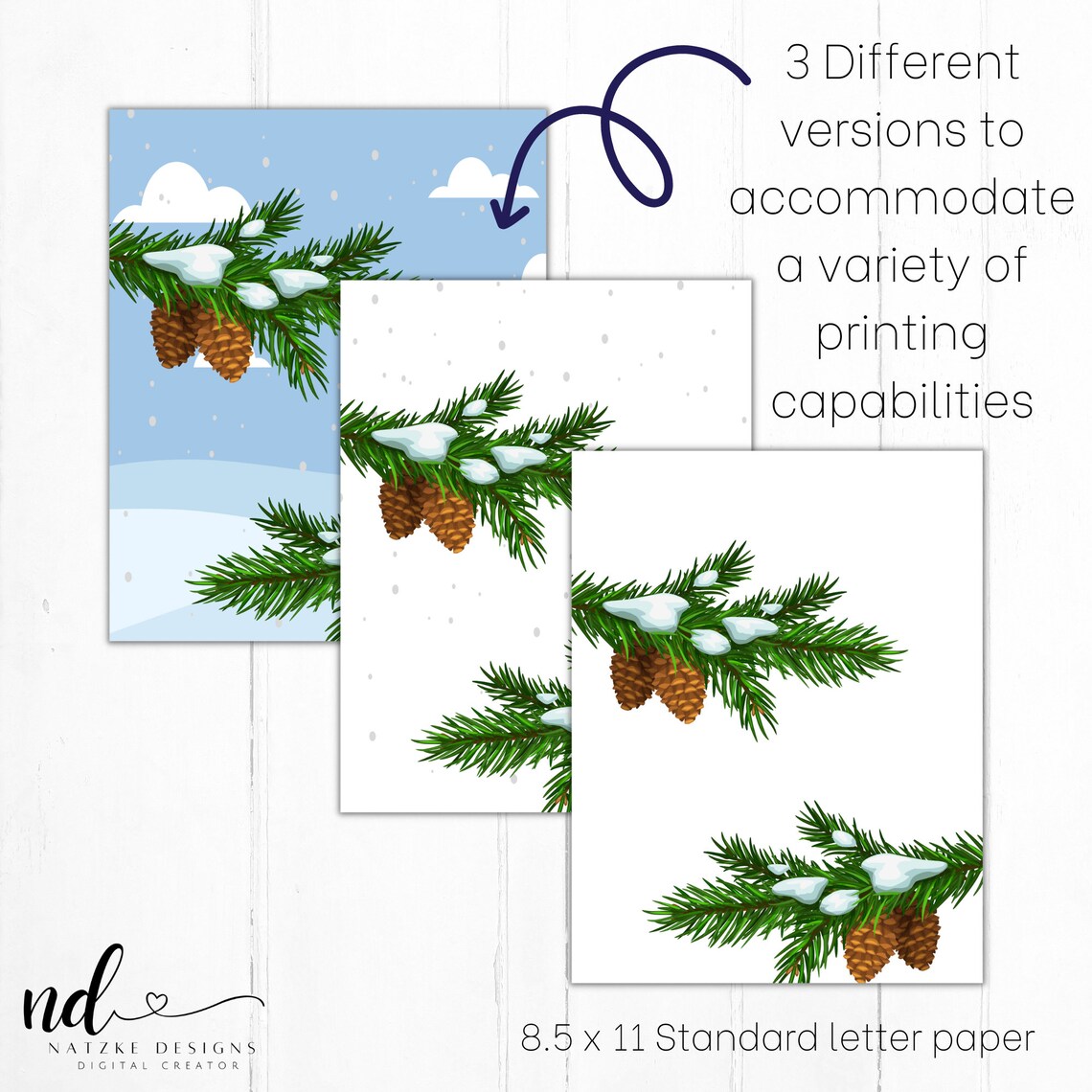 Christmas Handprint Craft Bundle Handprint Christmas Activity Winter ...