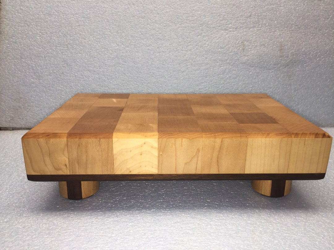 Mini Maple Butcher Block With Walnut Bottom - Etsy