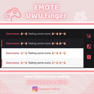 Uwu Emote for Twitch 112x112, 56x56, 28x28 - Etsy