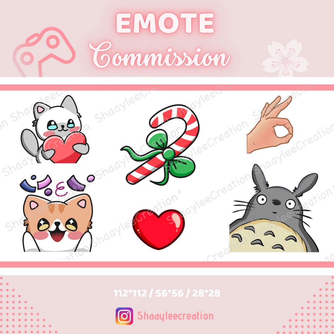 Emote Commission for Twitch 112x112, 56x56, 28x28, -- Twitch, Youtube ...