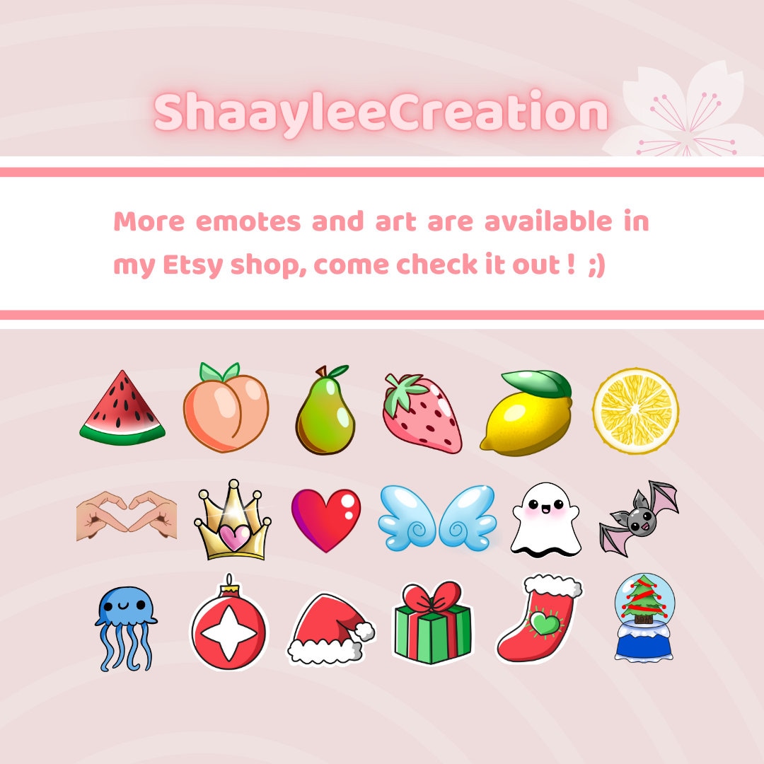 Cute Donut Emote for Twitch 112x112, 56x56, 28x28, -- Twitch, Youtube ...
