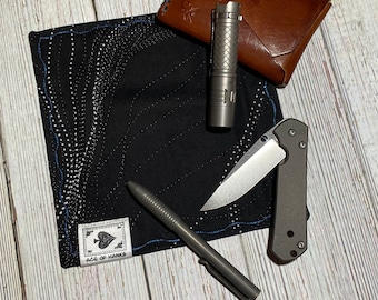 Outer Space Lunar Orbit Microfiber EDC Hank by Ace of Hanks. | Etsy