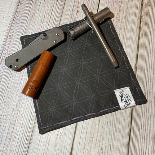 Outer Space Lunar Orbit Microfiber EDC Hank by Ace of Hanks. - Etsy