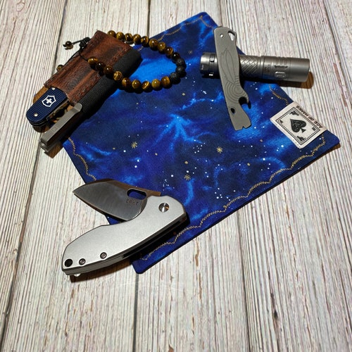 Outer Space Lunar Orbit Microfiber EDC Hank by Ace of Hanks. - Etsy