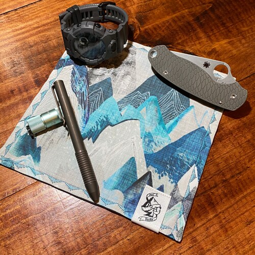 Outer Space Lunar Orbit Microfiber EDC Hank by Ace of Hanks. - Etsy