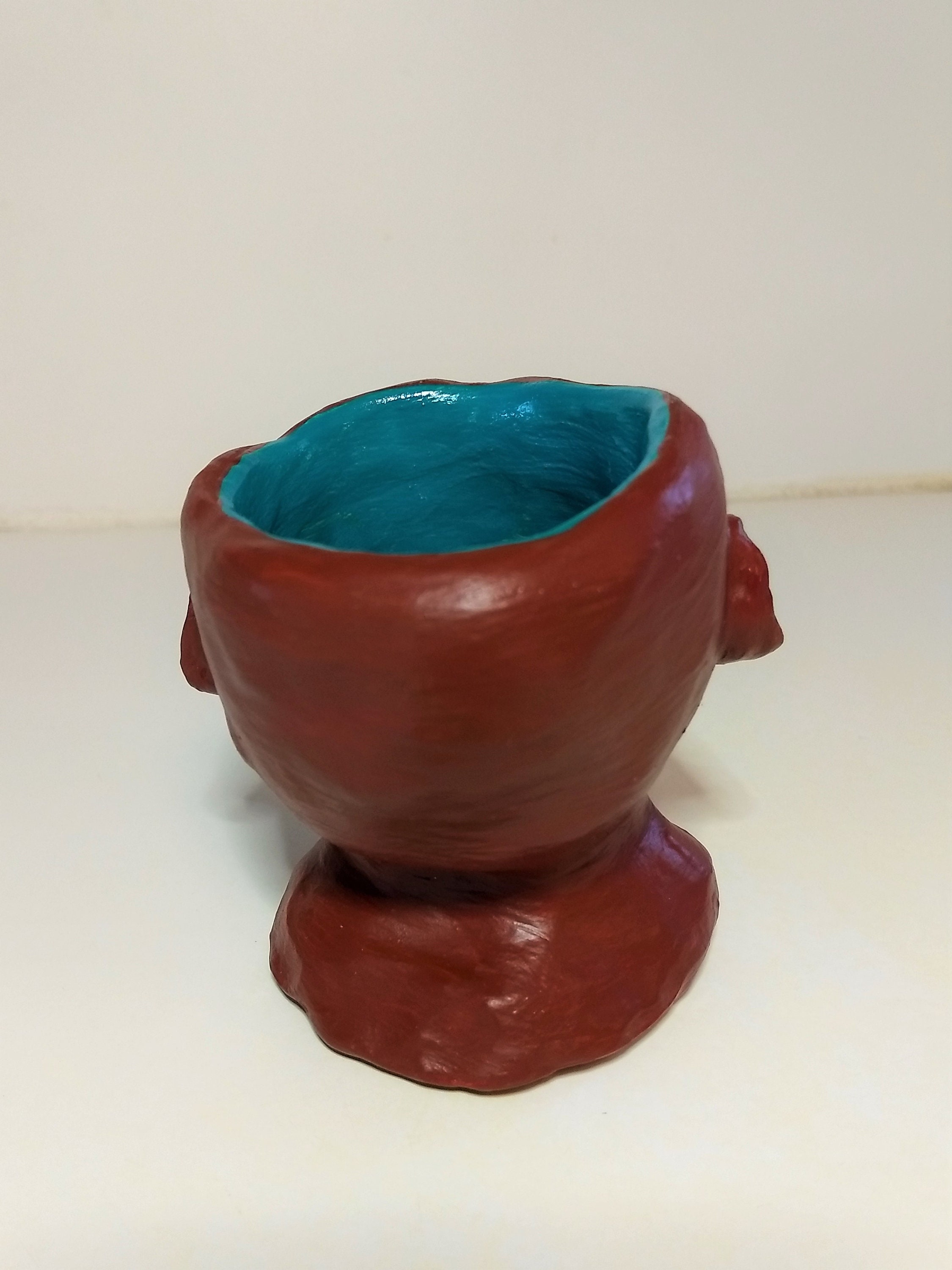 Colorful Mini Planter Terracotta Crying Baby Flower Pot Free | Etsy