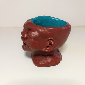 Colorful Mini Planter Terracotta Crying Baby Flower Pot Free - Etsy