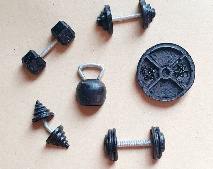 1 12 Scale Weights, Mini Dumbbells Set, Mini Weights, 1 12 Scale ...