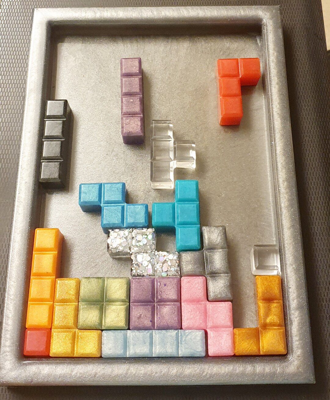 Tetris Game. Board Game With Building Blocks. Retro Gaming Gift ...