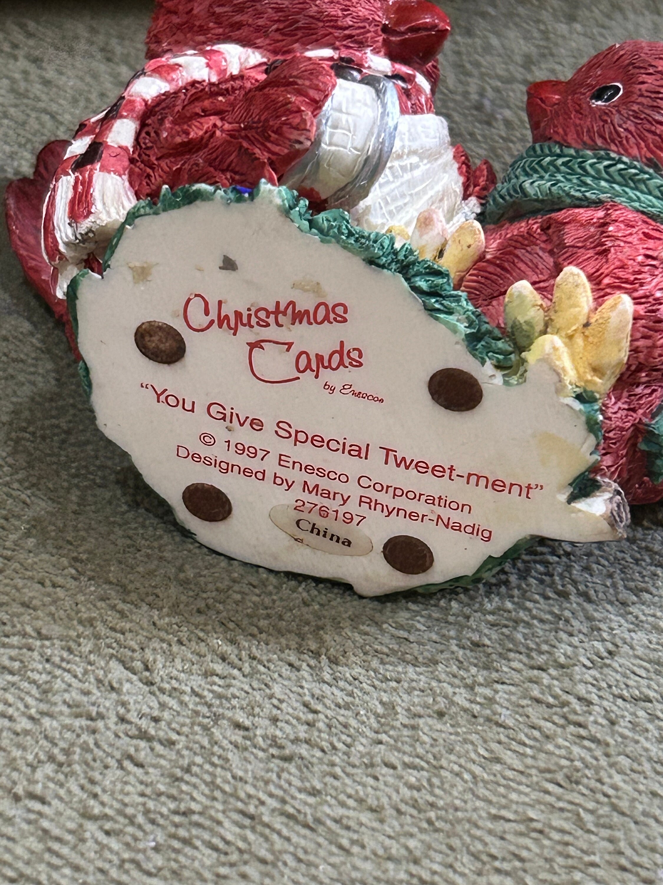 Vintage Cardinal Bird Nurse Figurine Decor - Etsy