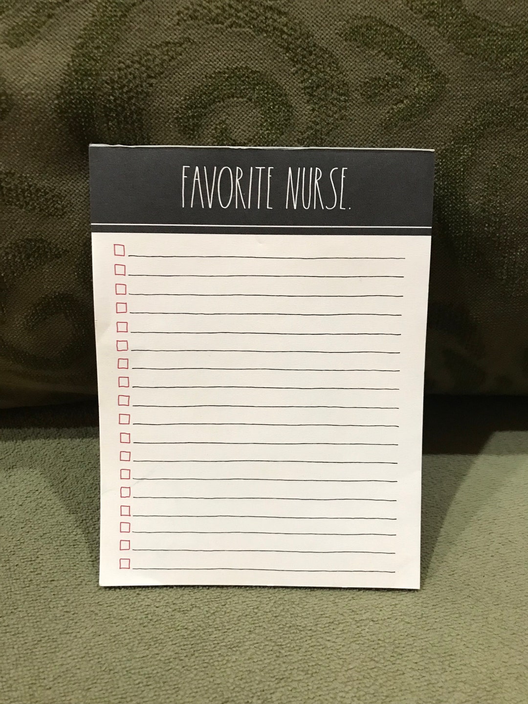 Nurse Gift Nurse Note Writing Pad Notepad Favorite Nurse - Etsy