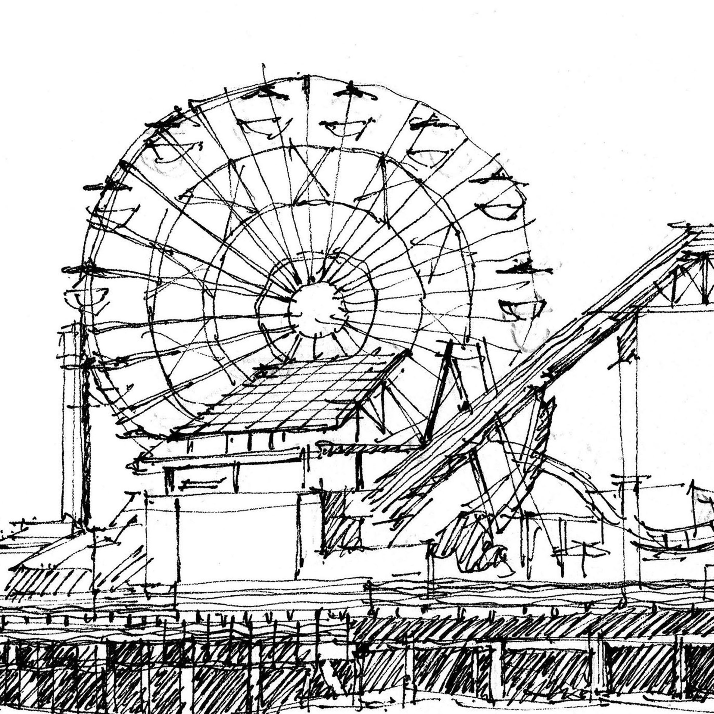 The Santa Monica Pier, Los Angeles Landmarks, Gifts From LA, Los ...