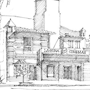 Laguna South Coast Cinemas, Laguna Beach Gifts, California Art Prints ...