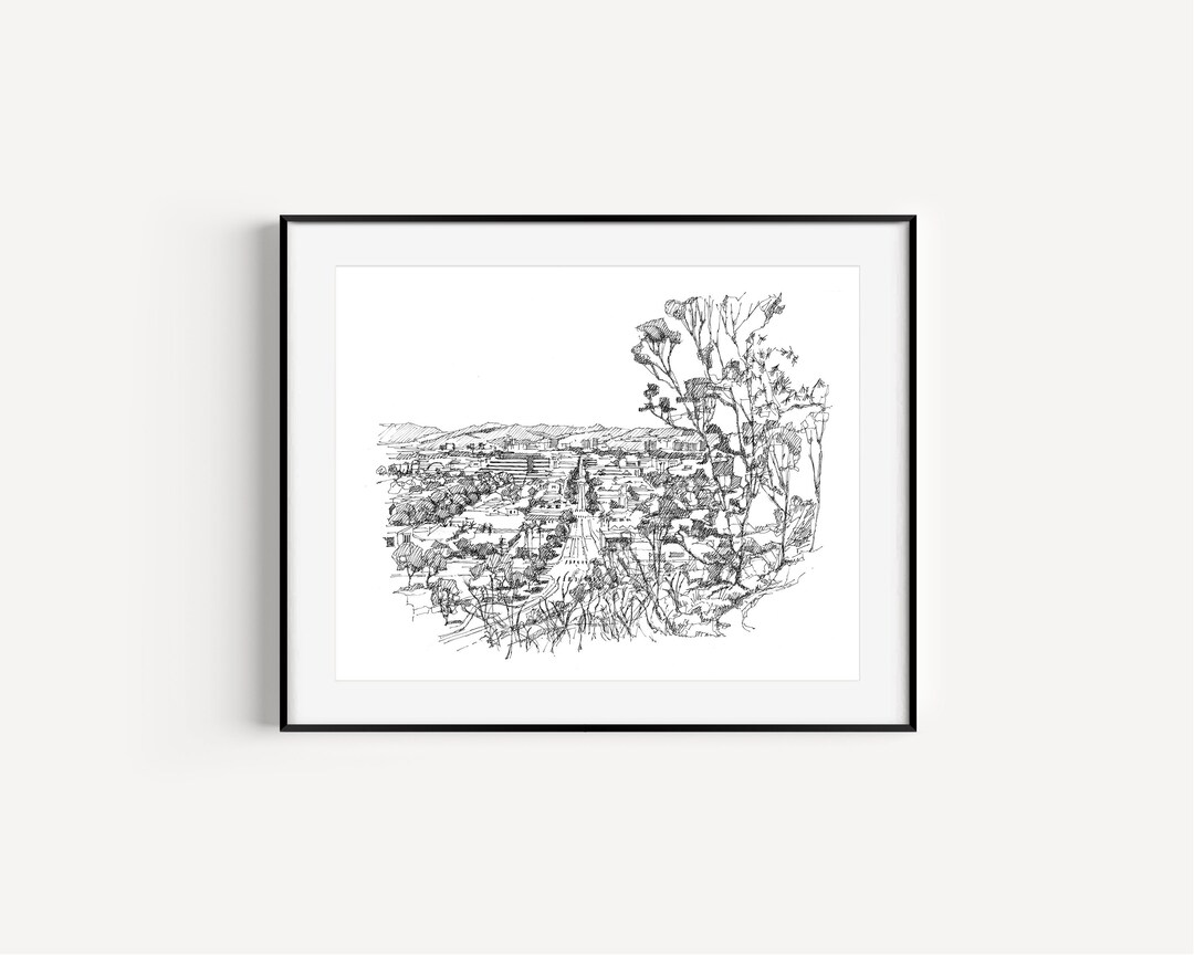 View of Culver City From Bill Botts Files, California Art Prints, Plein ...