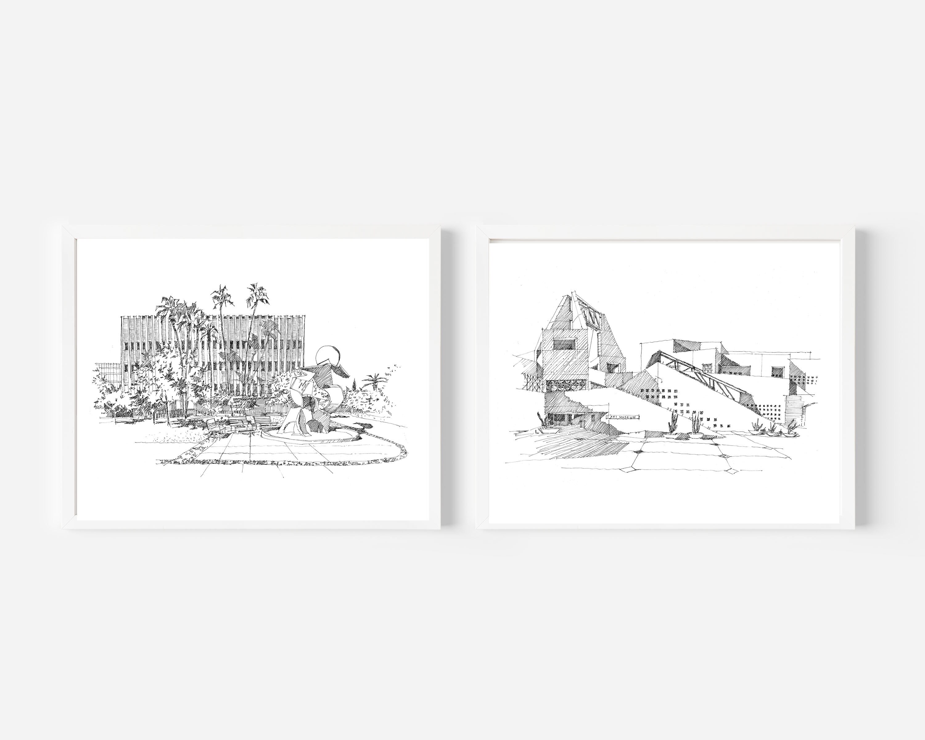 ASU Payne Hall Art Print, Pen & Ink Drawing, Arizona State University ...