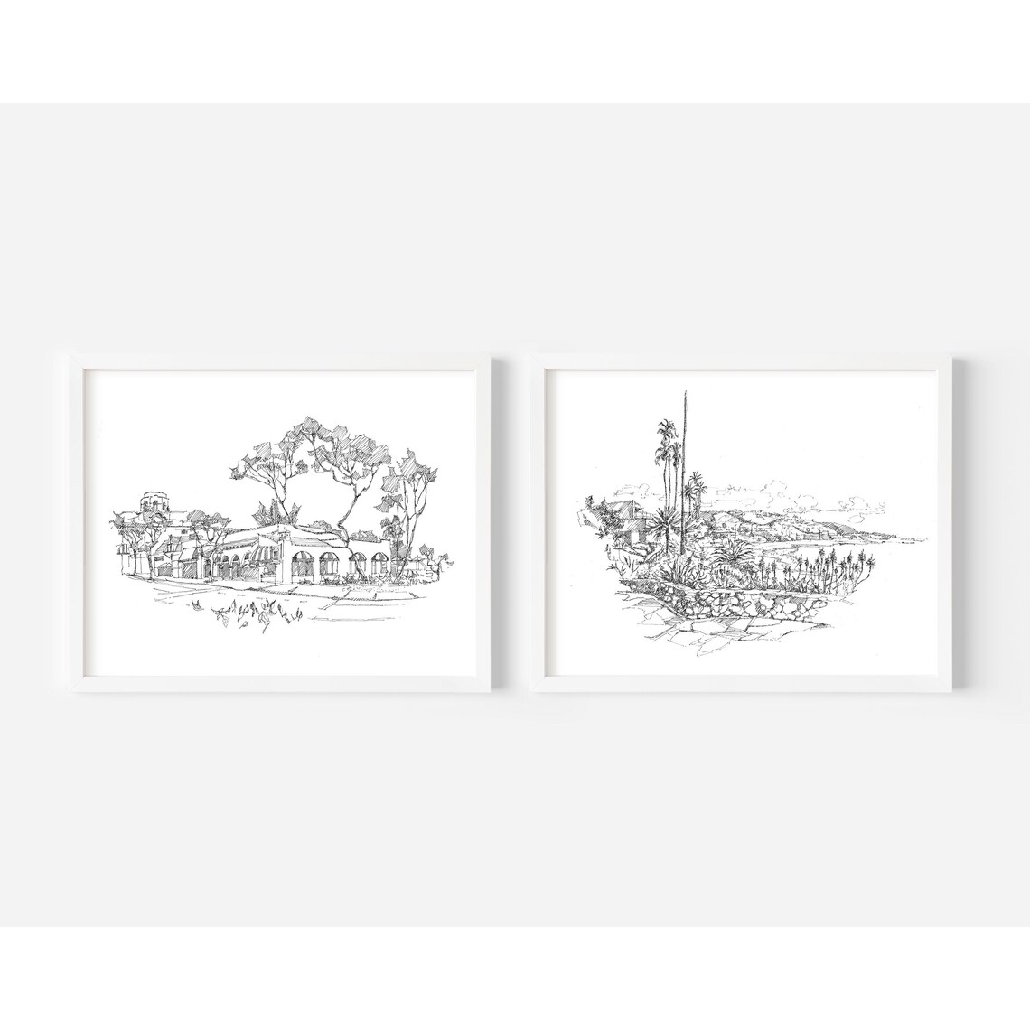 Laguna Beach Print, Heisler Park Art, Plein Air Pen and Ink Drawing - Etsy