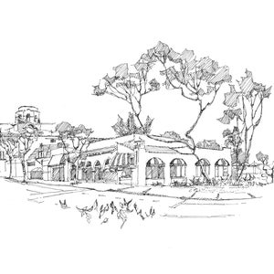 Laguna Beach Print, Heisler Park Art, Plein Air Pen and Ink Drawing - Etsy