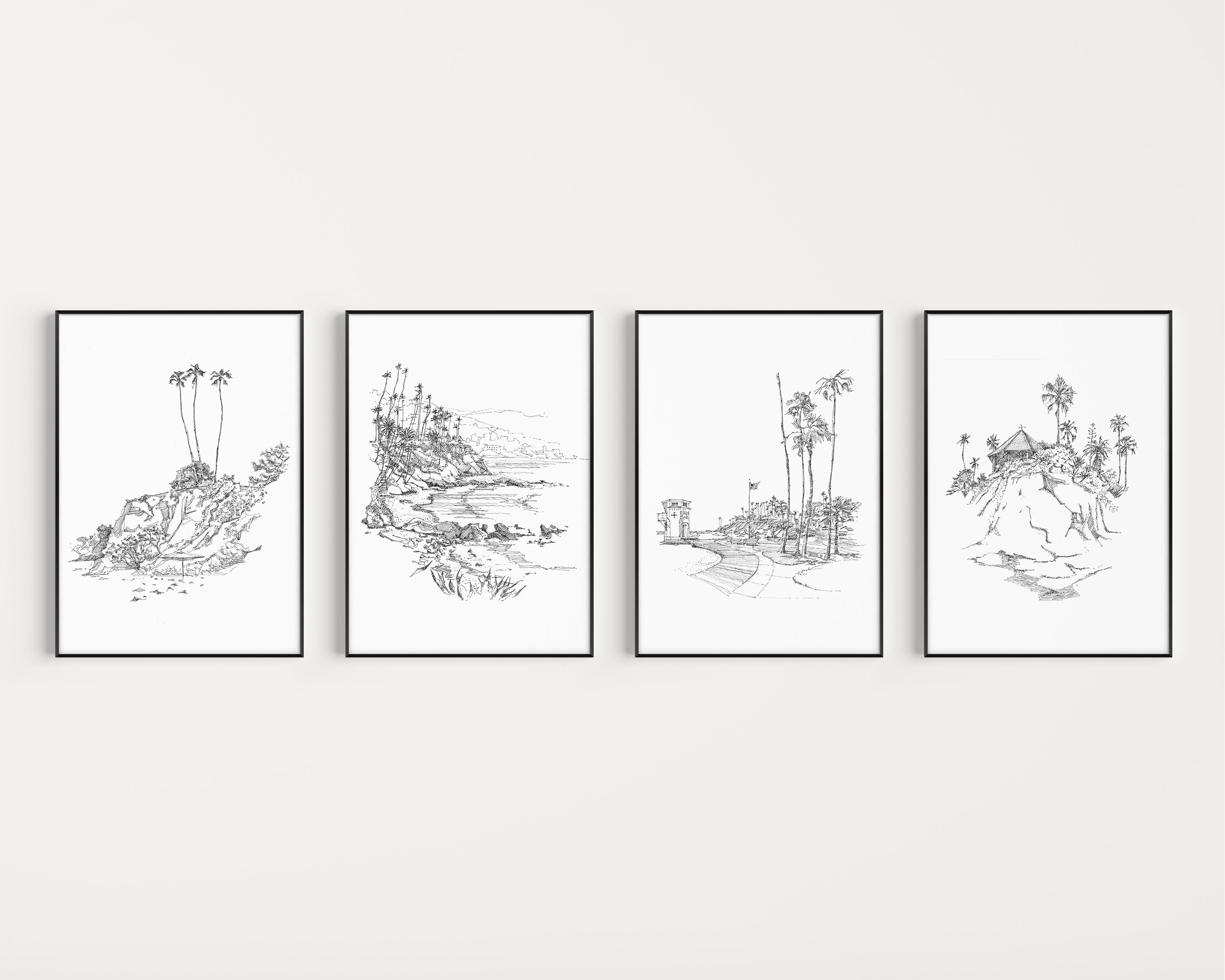 Laguna Beach Coastline, California Travel Gifts, California Art Prints ...