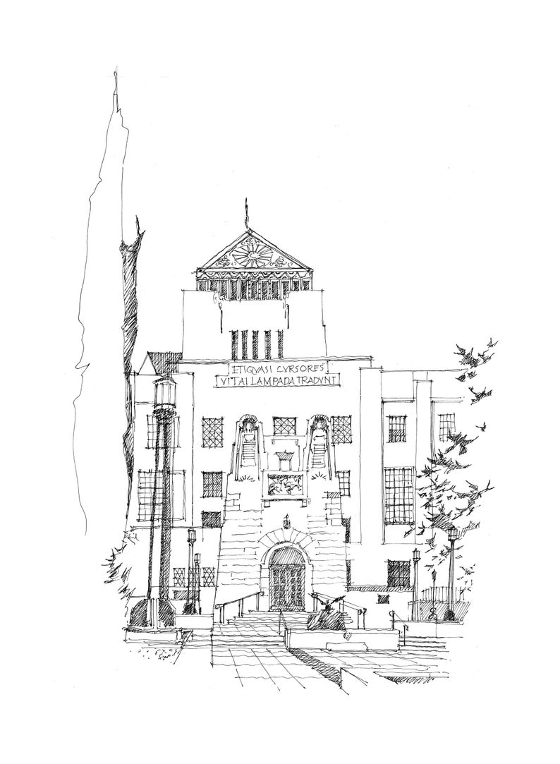 Los Angeles Central Library, LA Gifts, Los Angeles Landmarks ...