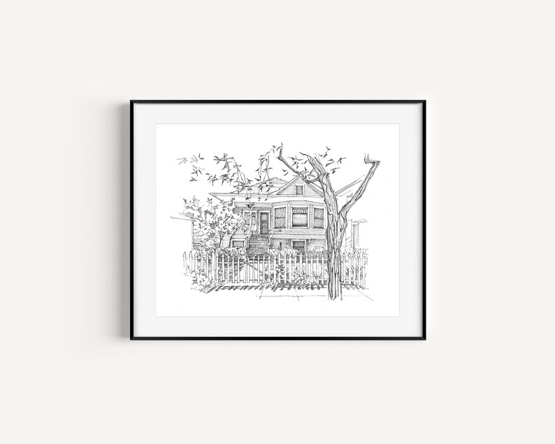 California Bungalow, Santa Monica Gifts, California Travel, LA Prints ...