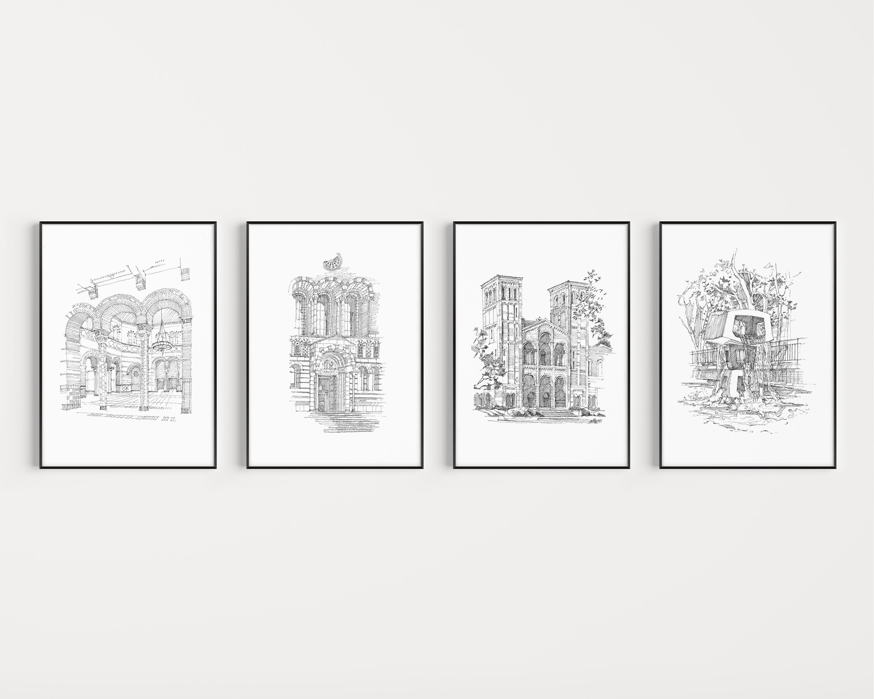 Royce Hall, UCLA Graduation Gift, University of California Los Angeles ...