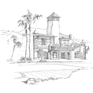 Laguna South Coast Cinemas, Laguna Beach Gifts, California Art Prints ...
