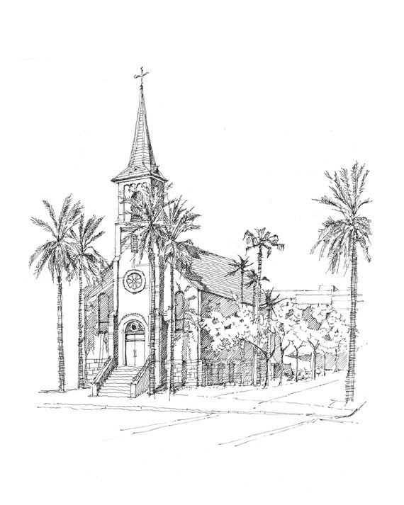 The Old Church at ASU Newman Center Arizona State University | Etsy