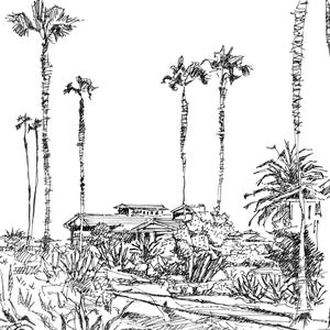 Laguna Beach Coastline, California Art Prints, Plein Air Pen and Ink ...