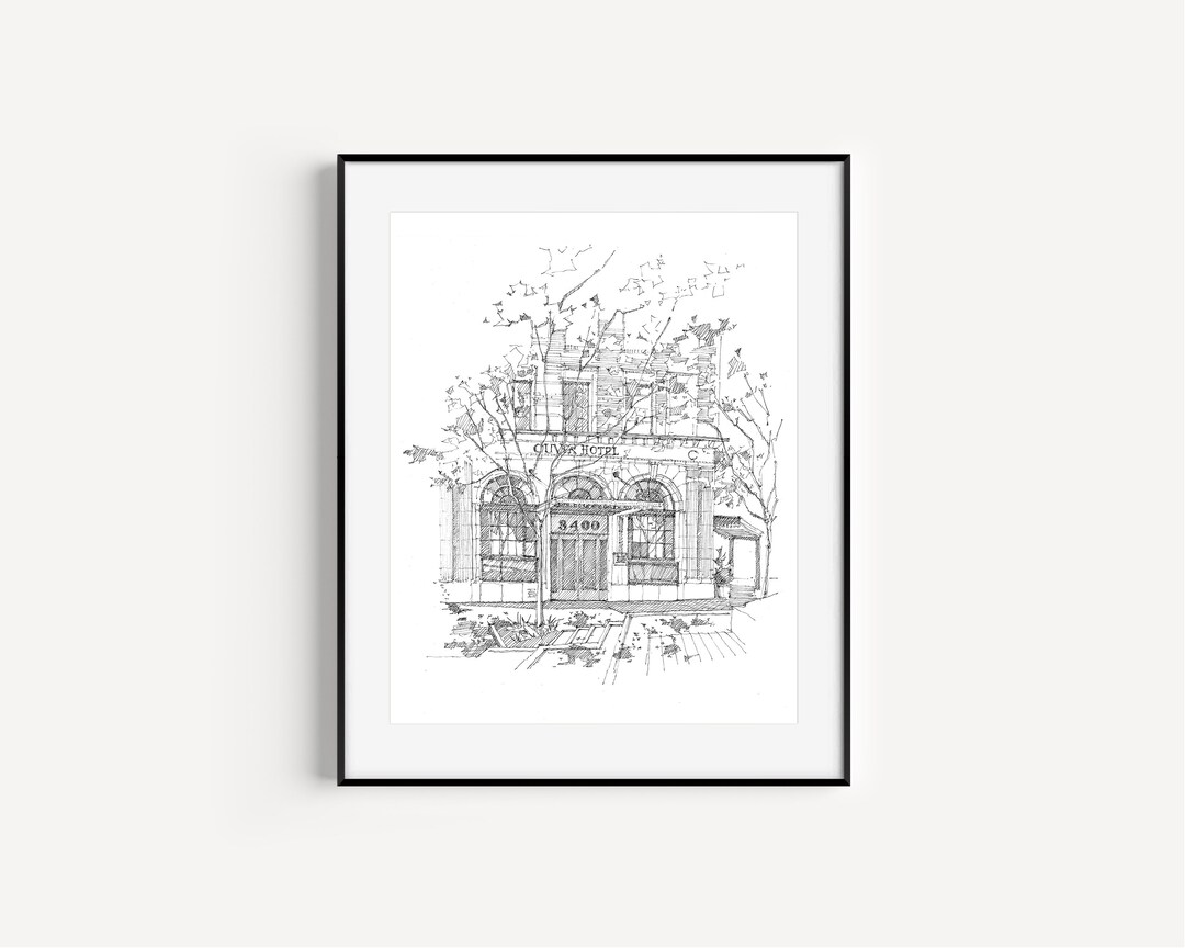 The Culver Hotel, Culver City Gift Ideas, Gift for Wedding, California ...