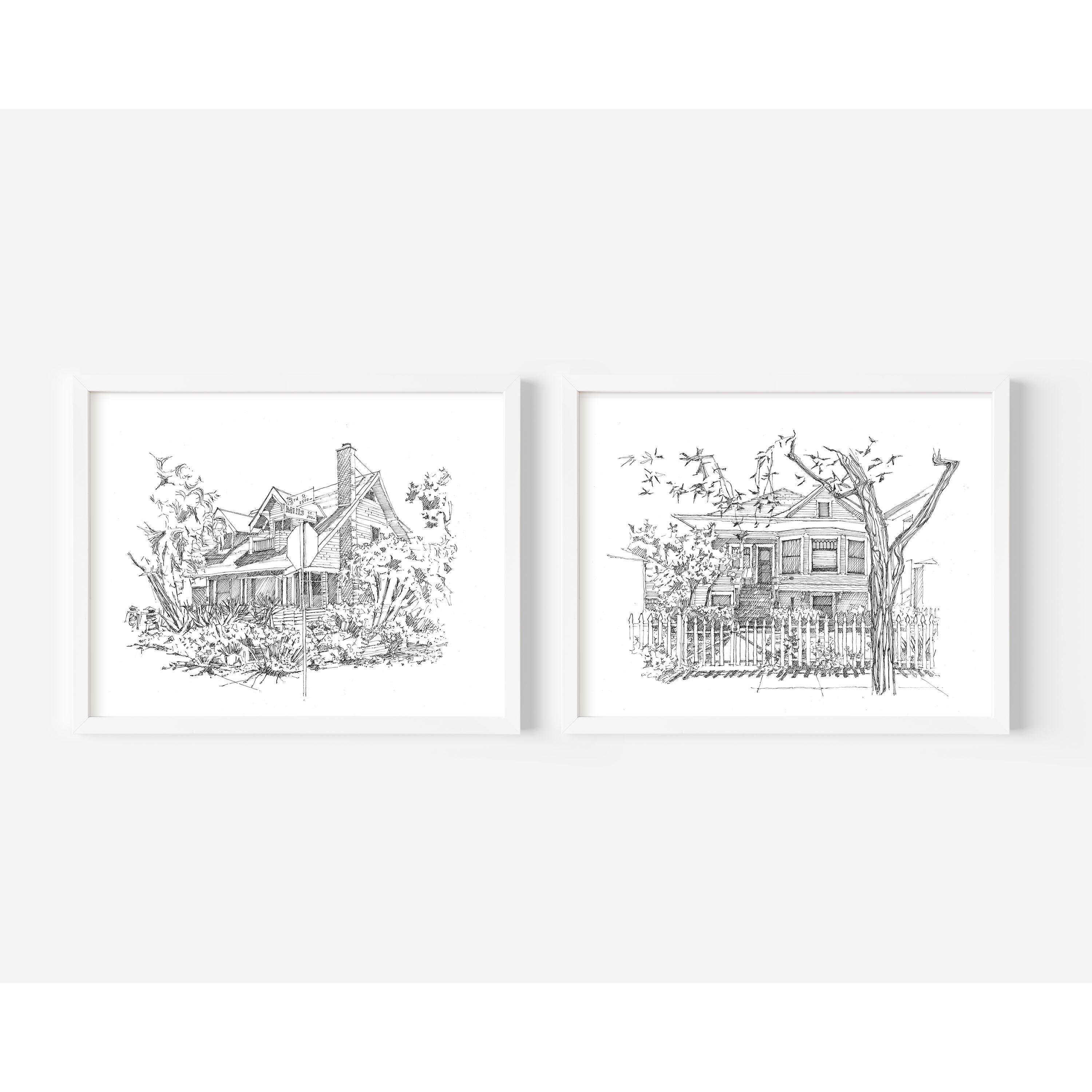 California Bungalow, Santa Monica Gifts, California Travel, LA Prints ...