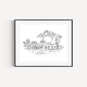 Laguna Beach Print, Heisler Park Art, Plein Air Pen and Ink Drawing - Etsy